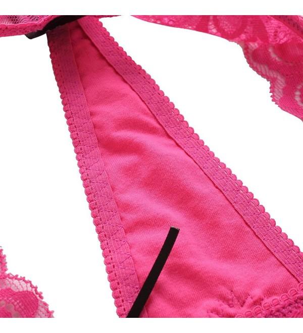 Womens Lace Thong Panties With Trim Strap Sexy G String C7189hxw06m